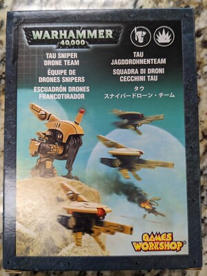 Warhammer 40k Tau Empire Sniper Drone Team Metal OOP NIB RARE | eBay