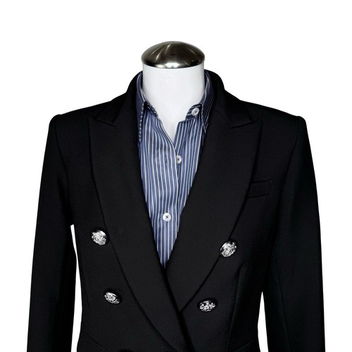 New DICKEY Compatible with Veronica Beard Blazer Button Down Shirt Blue ...