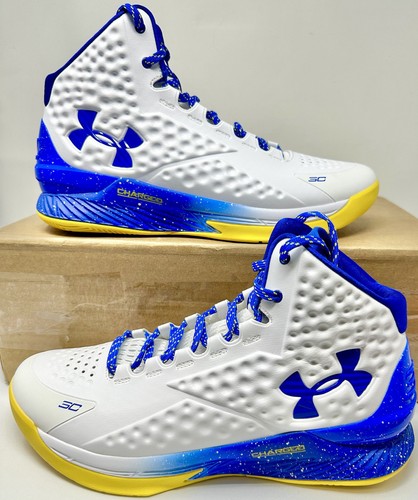 Under Armour Curry 1 Retro Dub Nation Men's Basketball Shoes 7 3024397 ...
