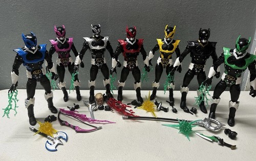 Power Rangers Lightning Collection Psycho Rangers Lot Complete Green ...