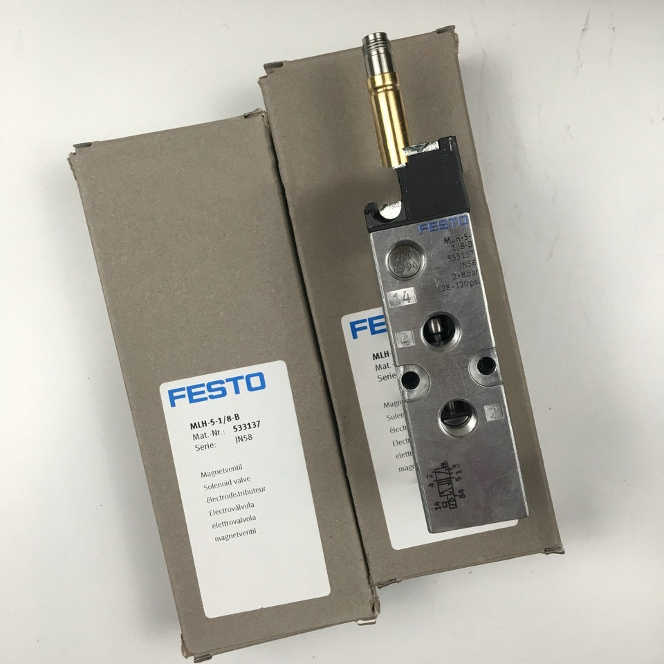 Festo MLH-5-1/8-B 533137 Solenoid Valve New One Free Shipping MLH51/8B | eBay