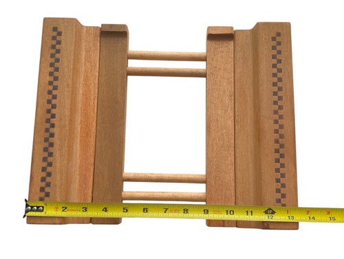 Pampered Chef Wooden Casserole Dish Trivet 2130 Adjustable Stoneware ...