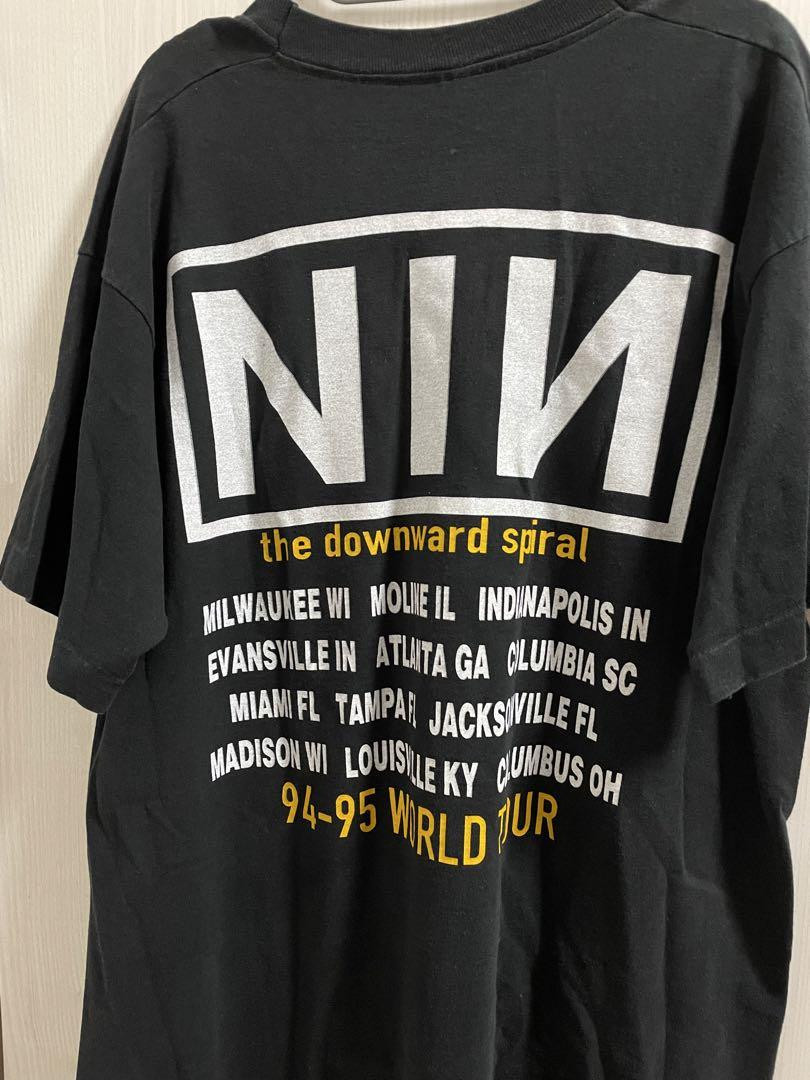 90S Nine Inch Nails Band T-Shirt Tour Vintage No.mv687 - Gem
