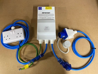 240V 230V PRE WIRED Electric Hook Up Kit VW T4 T5 T6 Campervan ...