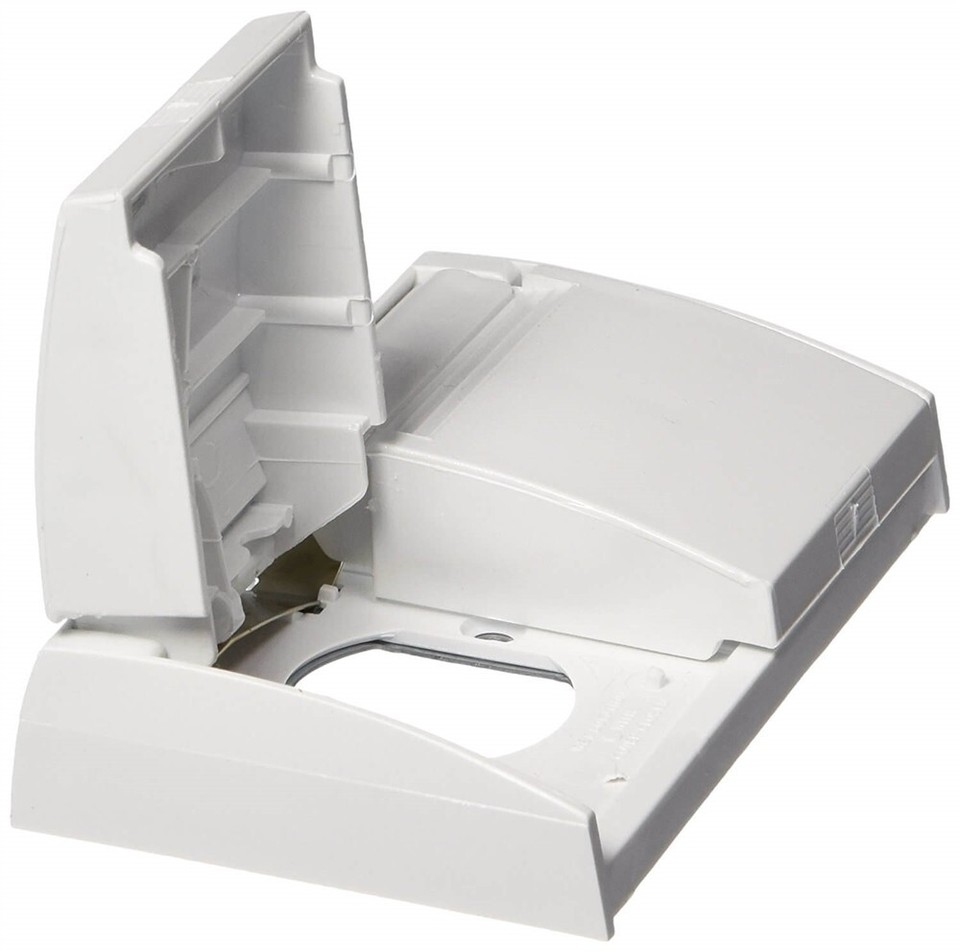 RV Weatherproof Outlet Cover Camper Shield Snap Plate Electric Outdoor ...