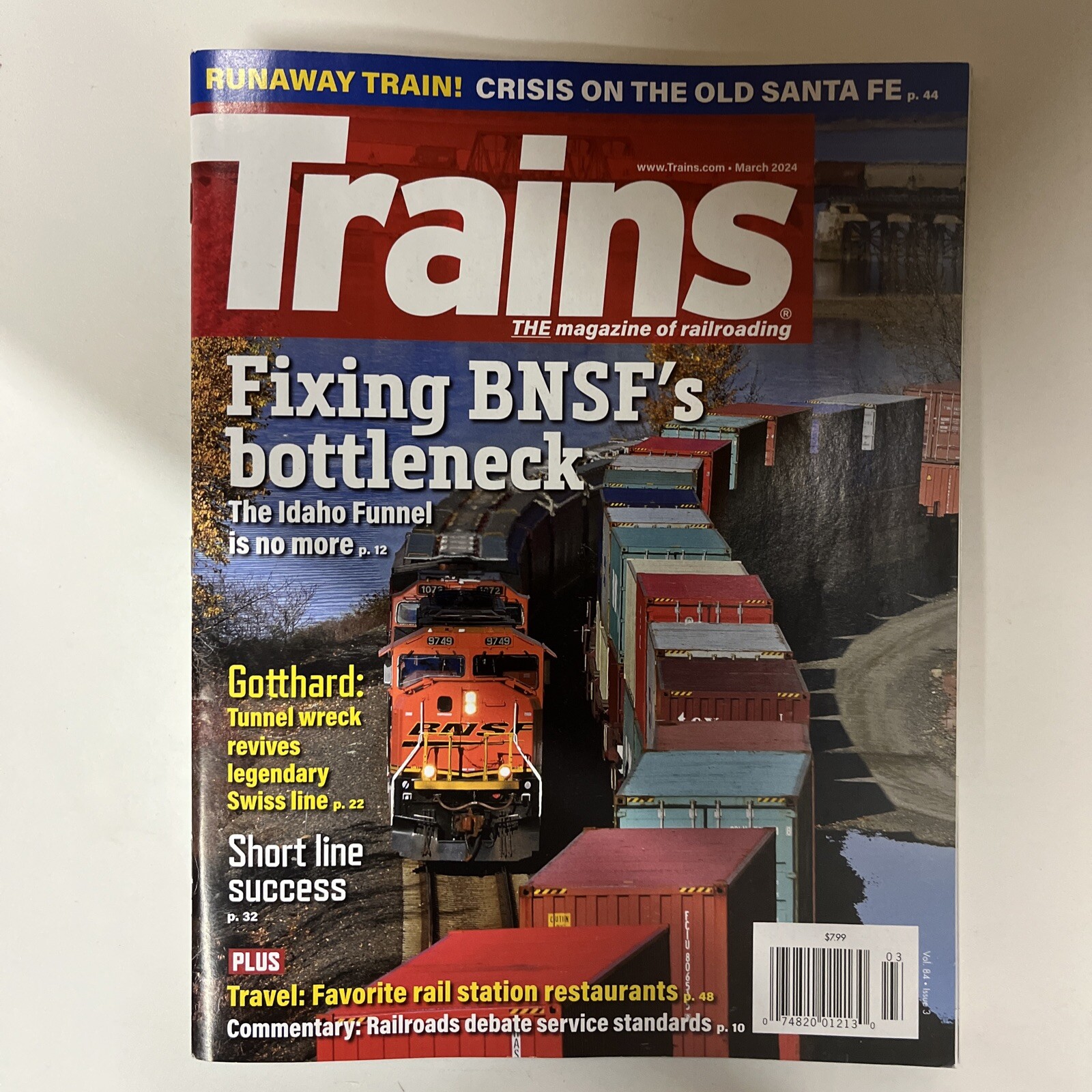 Trains Magazine March 2024 Vol 84 Issue 3 Fixing BNSF's Bottleneck ...