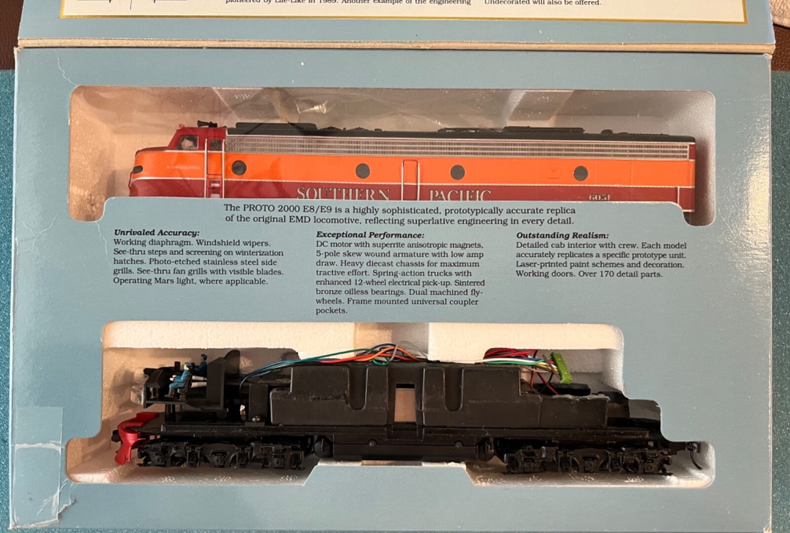 PROTO 2000 E8 E9 E8/9 Southern Pacific SP 6051 HO Gauge Locomotive item ...