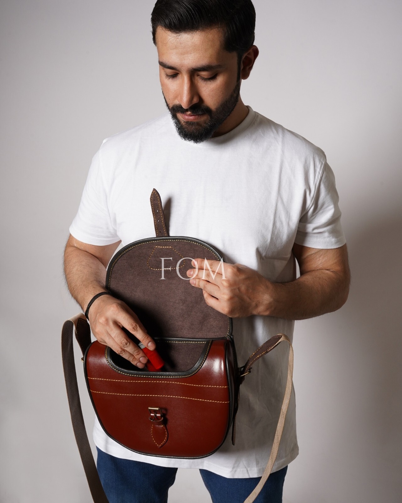 Shooting Cartridge Bag Real Leather Shotgun Ammo Bag Rapid Load Clay ...