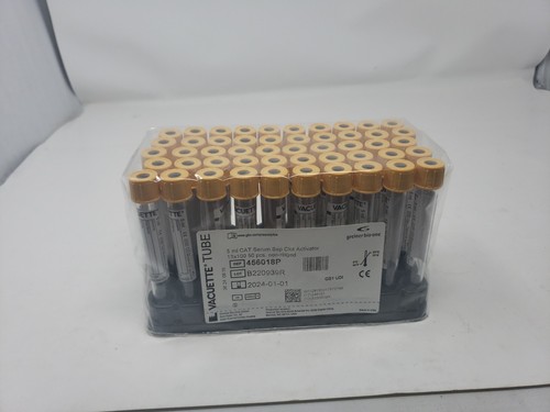 Greiner Bio-one 456018P Vacuette Tube 50 Pcs | eBay