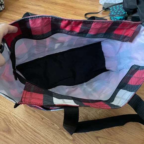 thirty one Zip Top Organizing Utility Tote in Check Mate | eBay