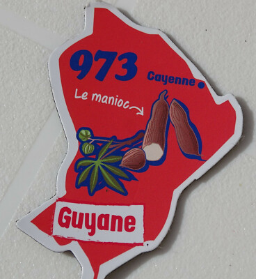 MAGNET GAULOIS 973 GUYANE CARTE NEW COLLECTION DEPARTAIMANT NEUF | eBay
