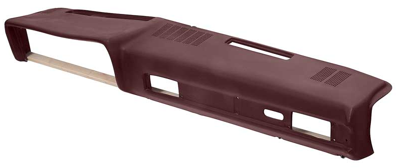 OER Carmine Red Urethane Dash Pad For 1981-1986 Chevy and GMC Pickup ...