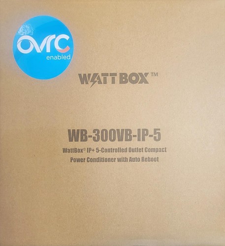WattBox WB-300-IP-3 IP Power Conditioner for sale online | eBay
