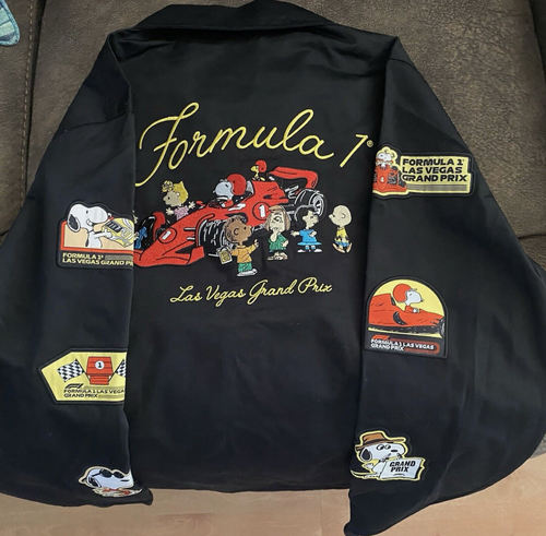 Formula One F1 X Peanuts 2024 Las Vegas Grand Prix Mechanic Jacket ...