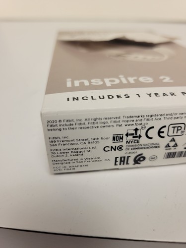 Fitbit Inspire 2 Heart Rate Monitor Health & Fitness Tracker Watch ...