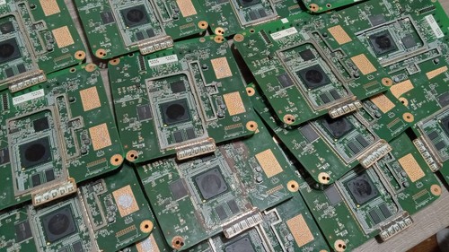 15 Scrap Telecom Boards High Grade Gold Recovery Large Gold Corner BGAs ...