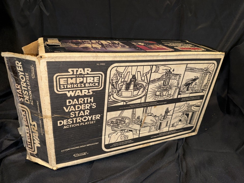 Darth Vader's Star Destroyer W/Box Star Wars 1981 Kenner Vintage Action ...