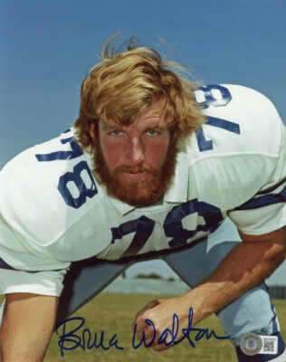 BRUCE WALTON SIGNED AUTOGRAPHED 8x10 PHOTO DALLAS COWBOYS VERY RARE ...