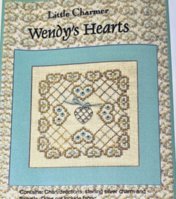 Charland Designs WENDY'S HEART counted cross stitch kit with Charm | eBay