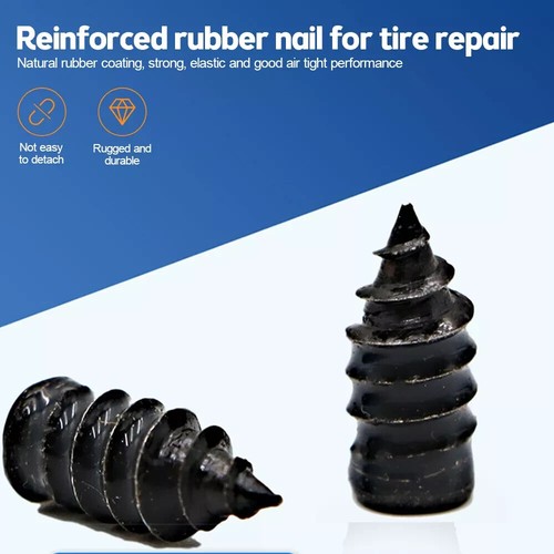 Tire Repair Screw in Rubber Plug Nail Repair Kit Off-Road Tire Car Tyre ...