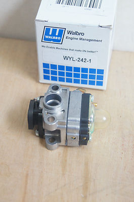 GENUINE WALBRO CARBURETOR WYL-242 WYL-242-1 * NEW * | eBay