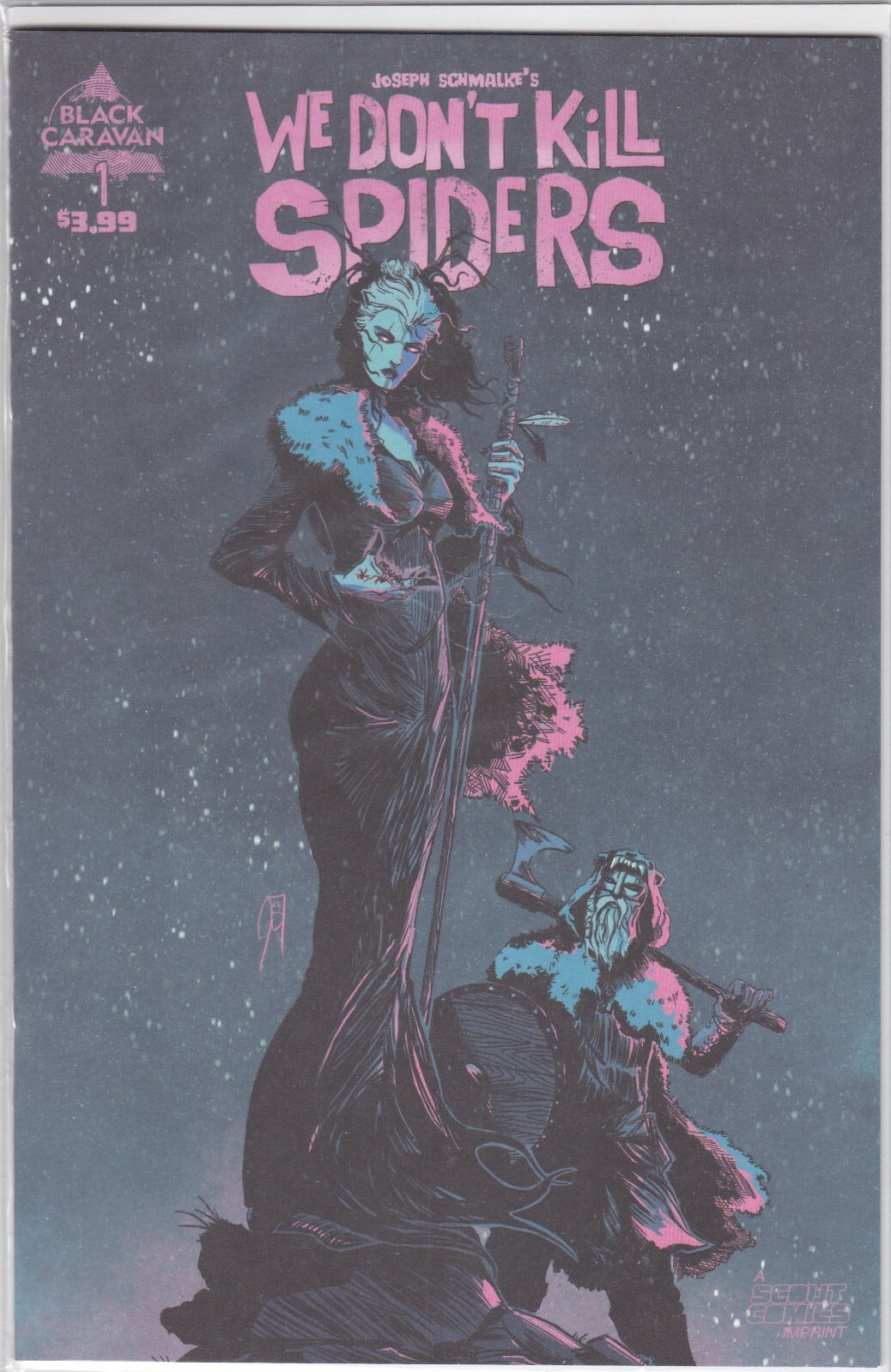 WE DON'T KILL SPIDERS #1 Cover A 2021 Joseph Schmalke Black Caravan ...