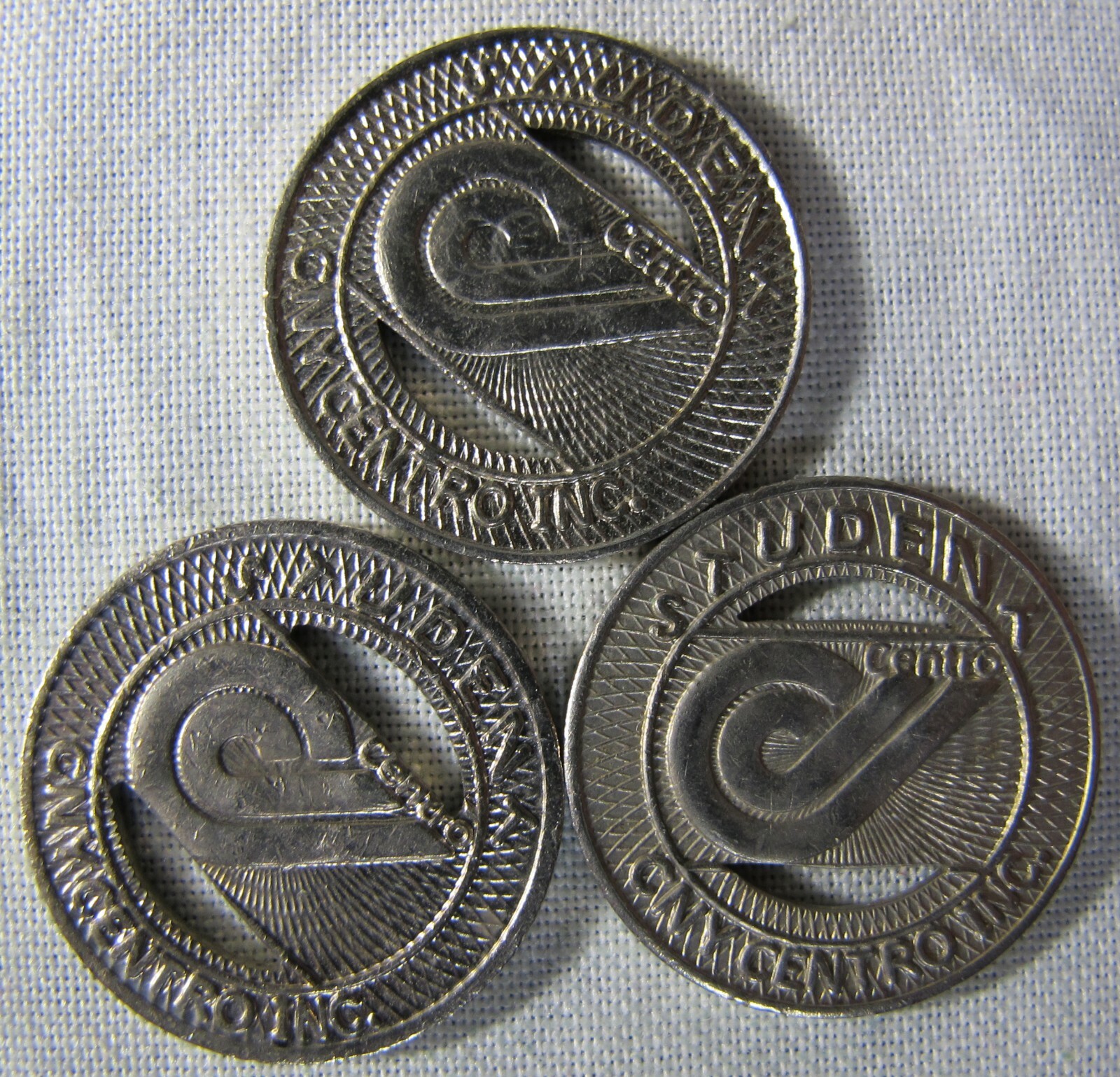 Syracuse CENTRO Student Bus Tokens Lot of 3 whotoldya Lot 61219 | eBay