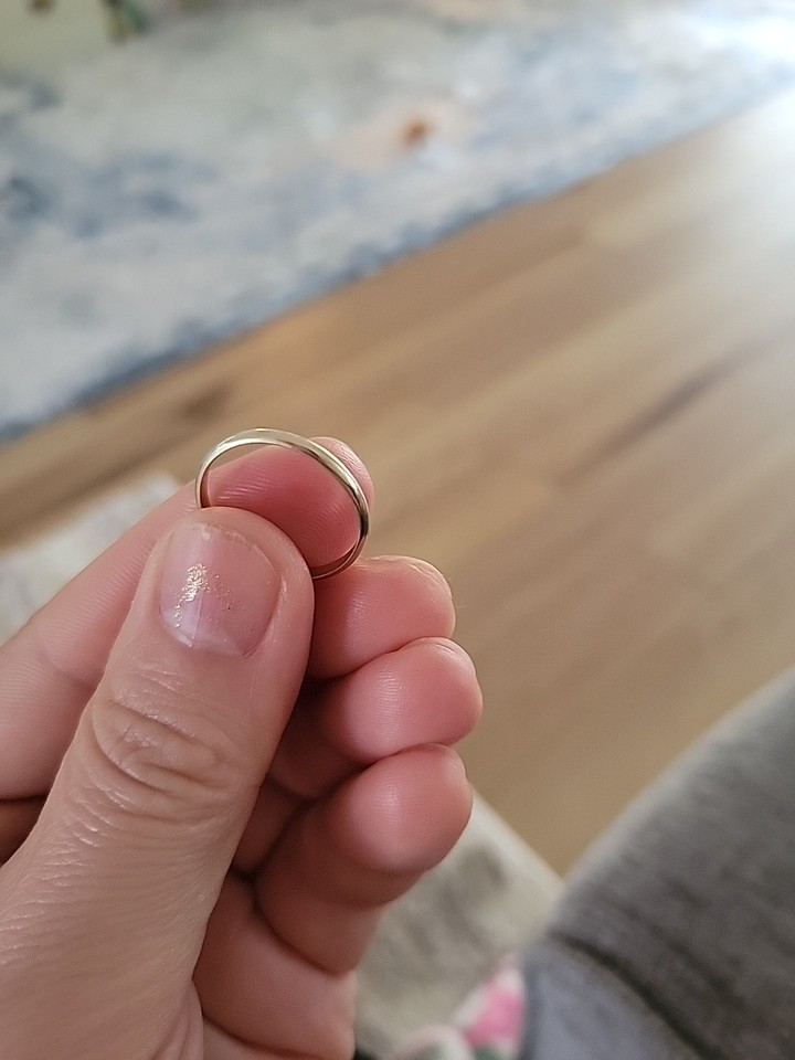 VNT 2mm 14K Solid Yellow Gold Plain Flat Comfort Fit Wedding Band Ring ...