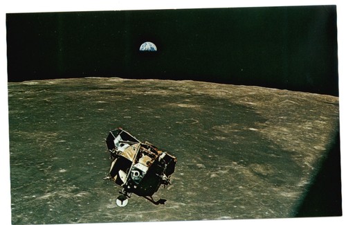 JFK Space Center Florida NASA Apollo 11 command module Michael Collins postcard | eBay UK