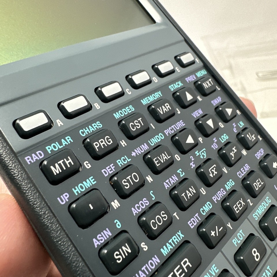 HEWLETT PACKARD HP 48GX Graphing Calculator w/ Case & Manuals Guides ...