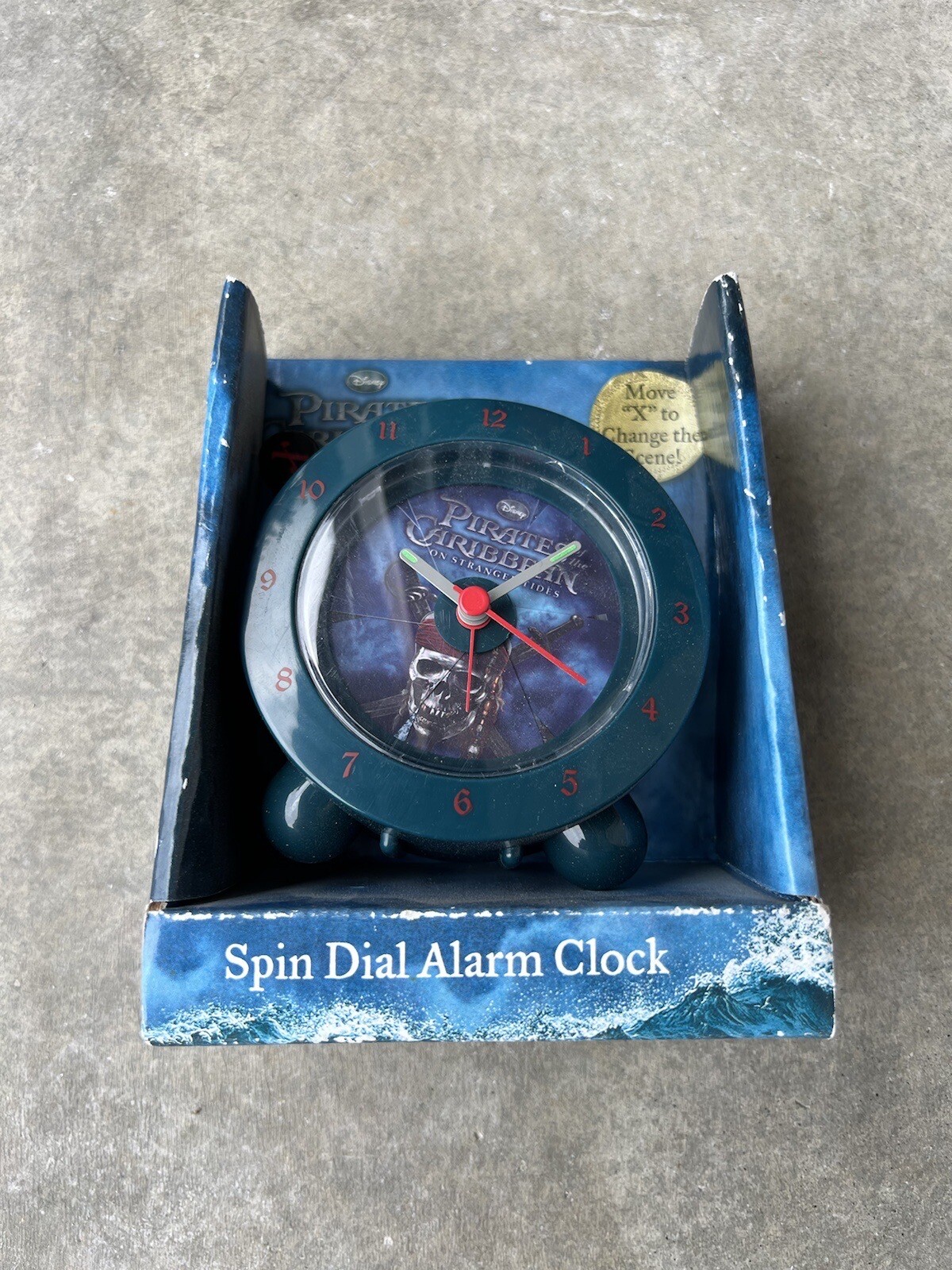 Pirates of The Caribbean On Stranger Tides Spin Dial Alarm Clock ...