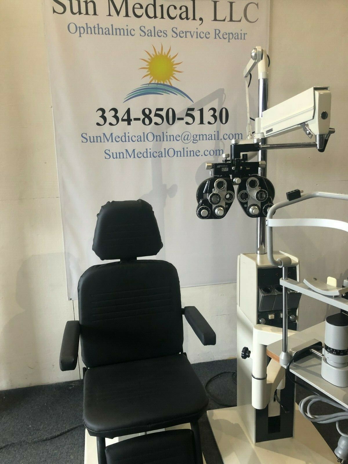 Reliance 5200 chair 7720 stand Zeiss 30 SL with tonometer and(-) cyl ...