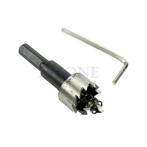 20mm HSS Tip Drill Bit Hole Set Stainless Steel Metal Alloy New | eBay