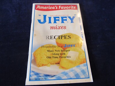 America's Favorite Jiffy Mixes Recipes Cookbook - Revised 4/6/10 Quick ...