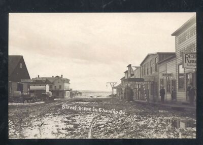 REAL PHOTO SHANAKO OREGON DOWNTOWN MAIN STREET SCENE POSTCARD COPY | eBay