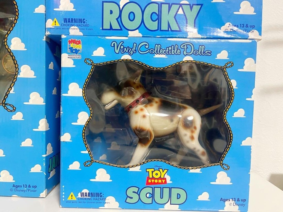 Toy Story Disney Andy Sid Janie Doll Green Army man Rocky scud Figure ...