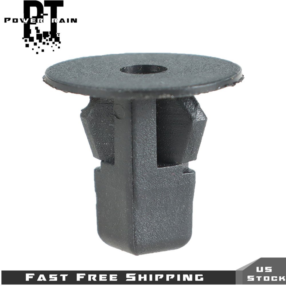 100 Pcs Car Fastener Clips Bumper Inner Fender Rivets Push 8x8.2mm For ...