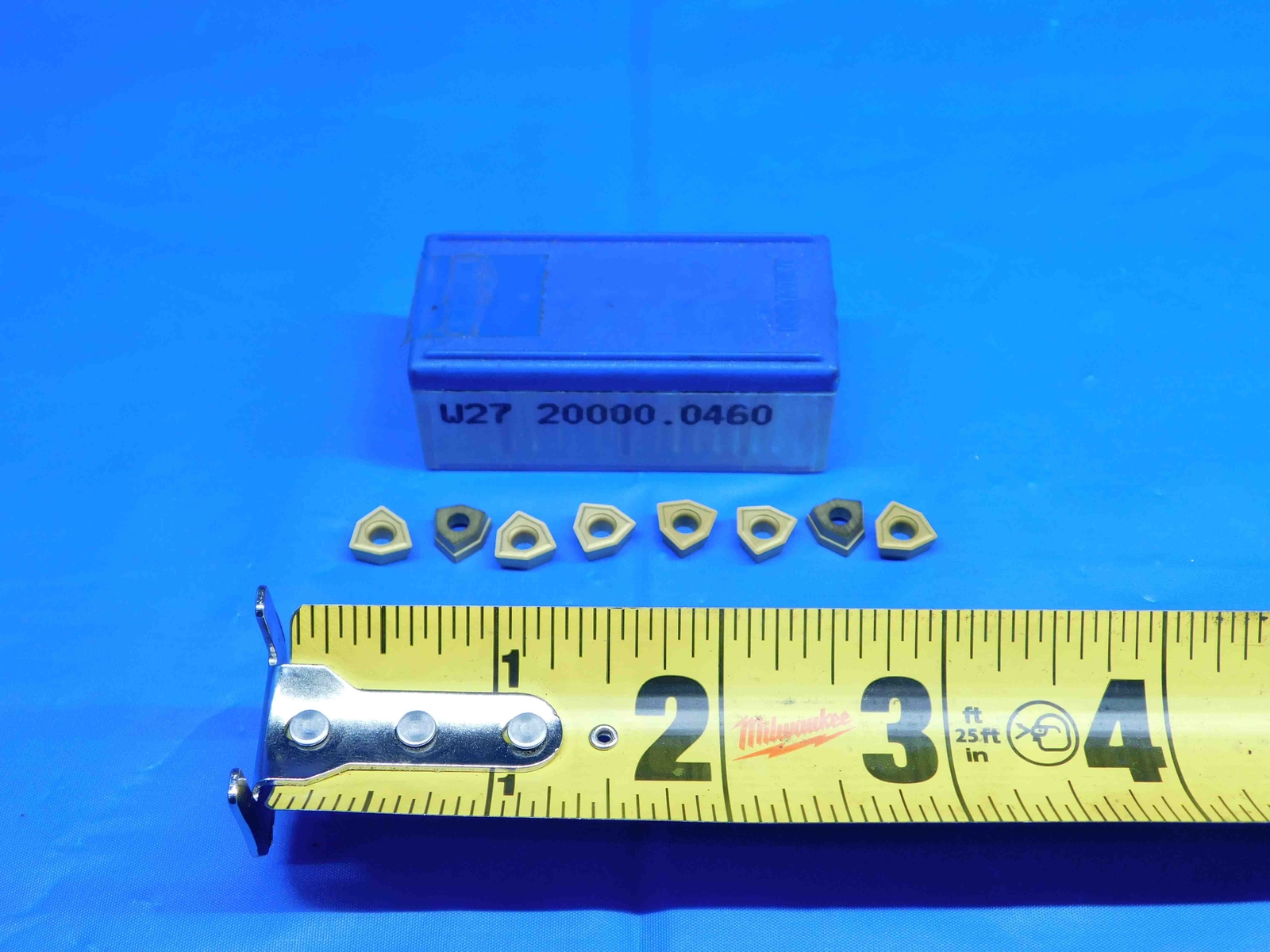 8pcs NEW KOMET W27 20000.0460 TiN COATED CARBIDE TURNING INSERTS ...