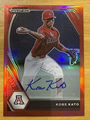 KOBE KATO 2021 Panini Prizm Draft Picks Red Prizm Auto /50 #PDP217 ...