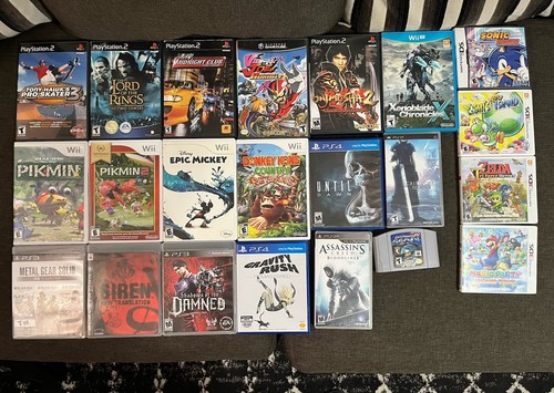 Nintendo Wii/DS/3DS/PS3/PS4 Game Lot - Zelda, Pikmin, Sonic, Etc | eBay