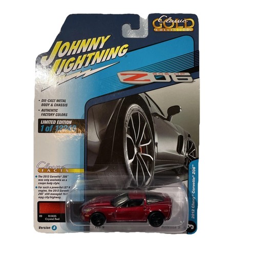 JOHNNY LIGHT 1:64 DIE CAST Chevrolet Corvette Z06 Crystal Red Metallic ...