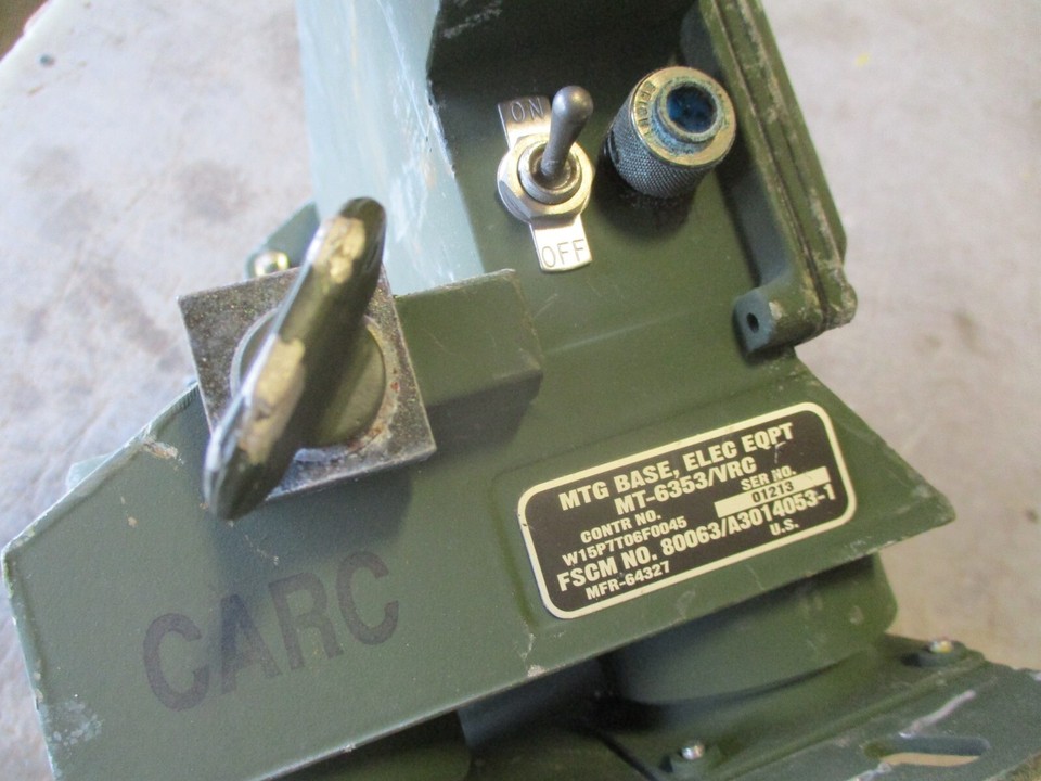 NOS Amplifier Mount, MTG Base, MT-6353/VRC, Major Scuffs, SINCGARS ...