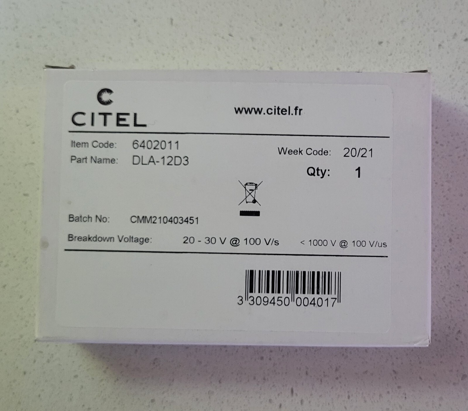 1- CITEL DLA-12D3 / DLA12D3 (new for sale online | eBay