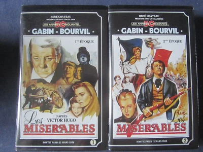 COFFRET VHS RENE CHATEAU LES MISERABLES JEAN | Grelly France