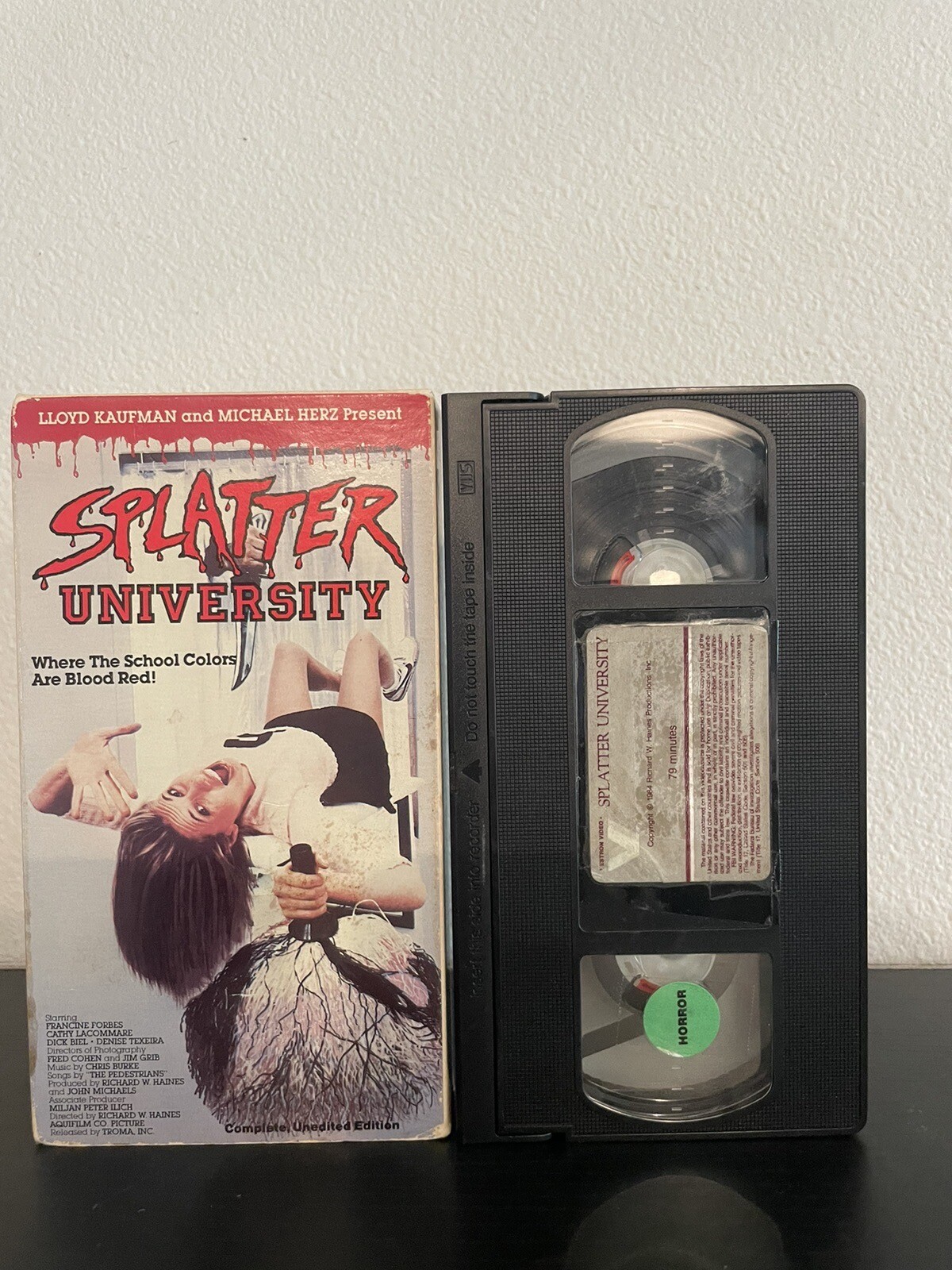 Splatter University VHS | eBay