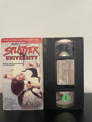 Splatter University VHS | eBay