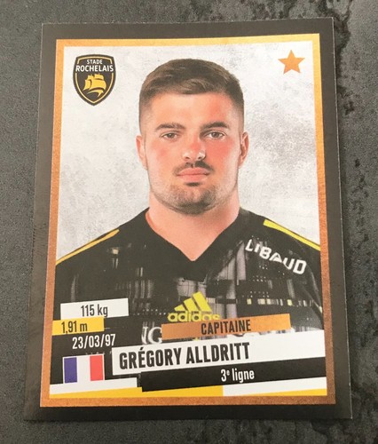 Sticker panini rugby top 14 2022/2023 Grégory ALLDRITT n°213 | eBay