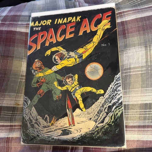 Major Inapak the Space Ace #1 Bob Powell Cover 1952 Golden Age Promo ...