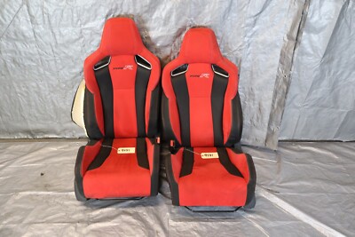 2021 HONDA CIVIC TYPE R FK8 K20C1 OEM RED ALCANTARA BLACK FRONT RH LH ...