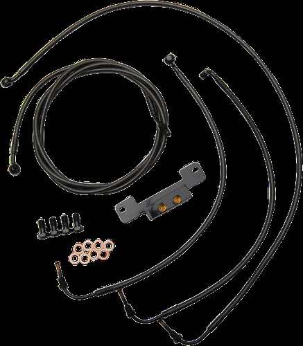 LA 15-17in Midnight Std Handlebar Controls Kit w ABS Road King Special ...